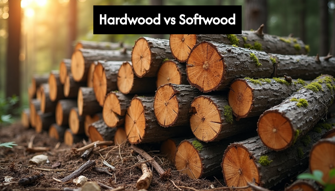 difference between log and wood