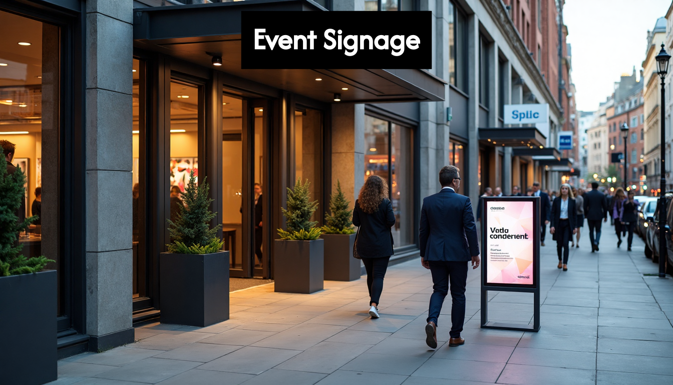 Event Signage Best Practices 2025: Essential Tips for London Businesses ...