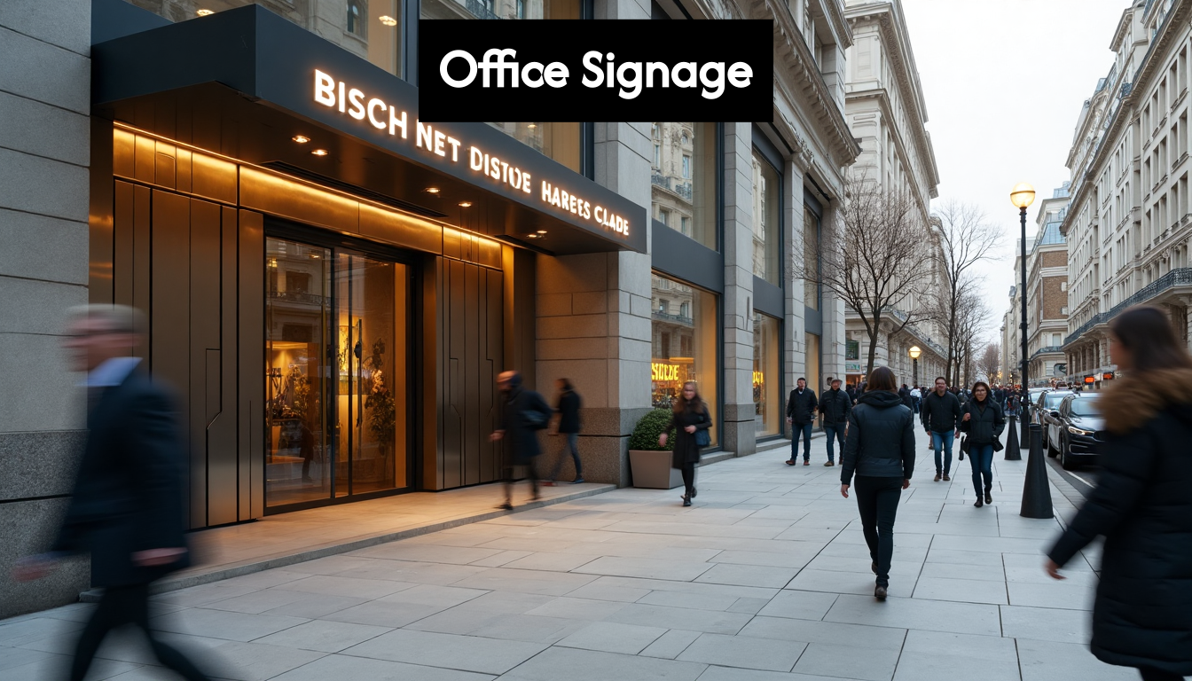 Office Signage Ideas for London Businesses and Events: 2025 Trends ...