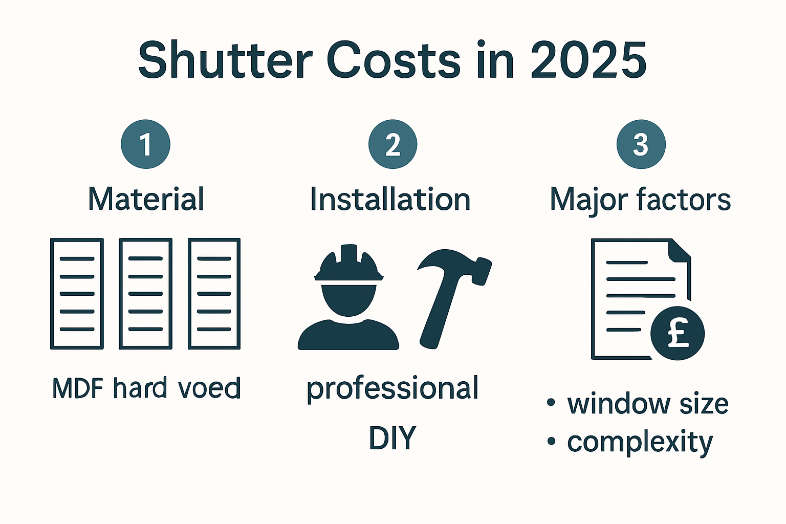 Shutter Cost Breakdown 2025: | Shutter World