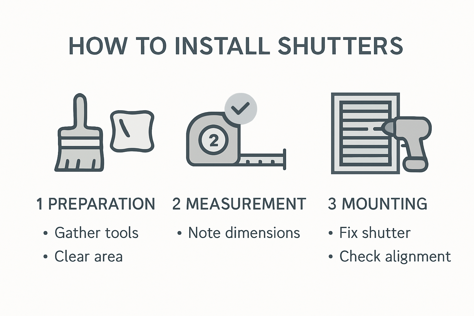 Create a Stylish Space: How to Install Shutters Successfully