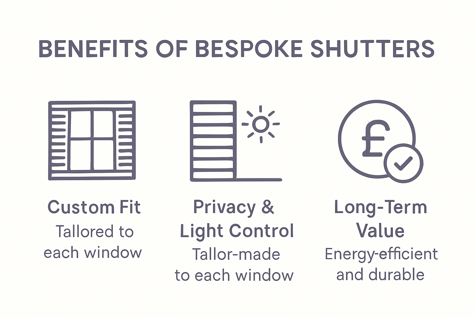 Top Benefits of Bespoke Shutters for UK Homes in 2025 | Shutter World