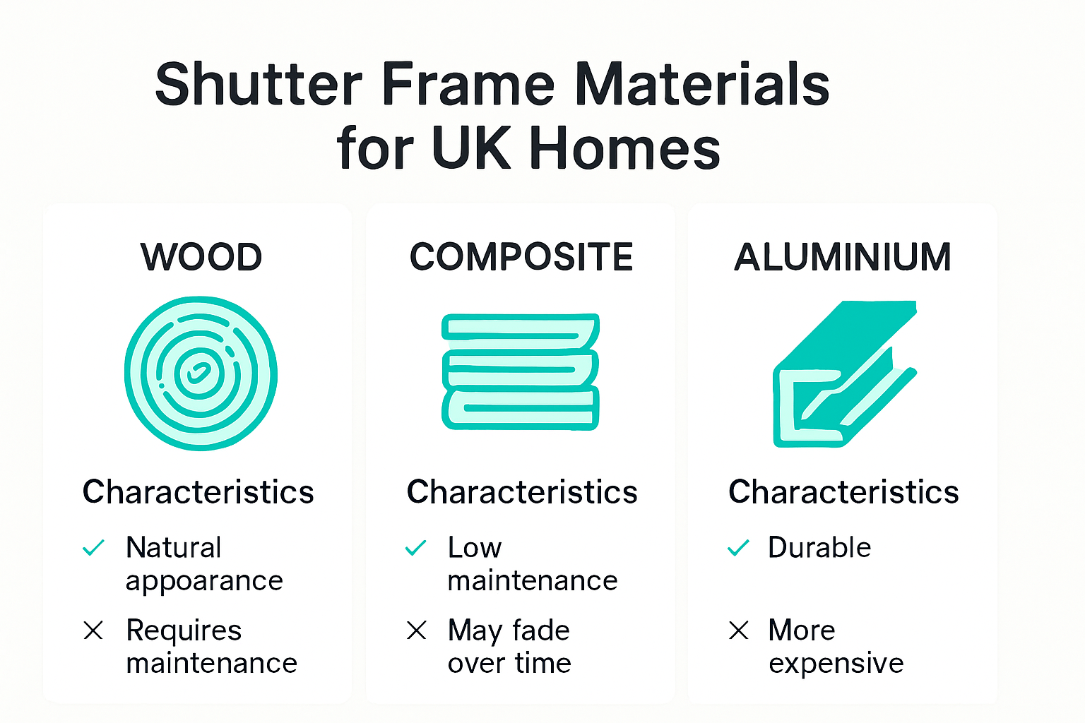 Best Shutter Frame Materials for UK Homes in 2025 | Shutter World