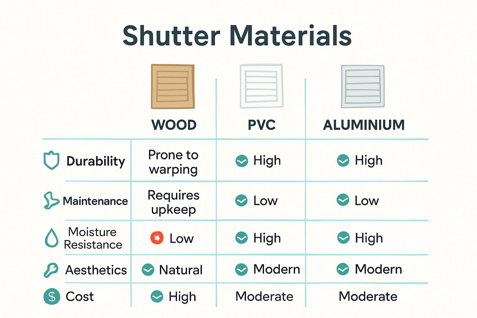 How to Spot Quality Shutters for Your Home: Shutter Quality