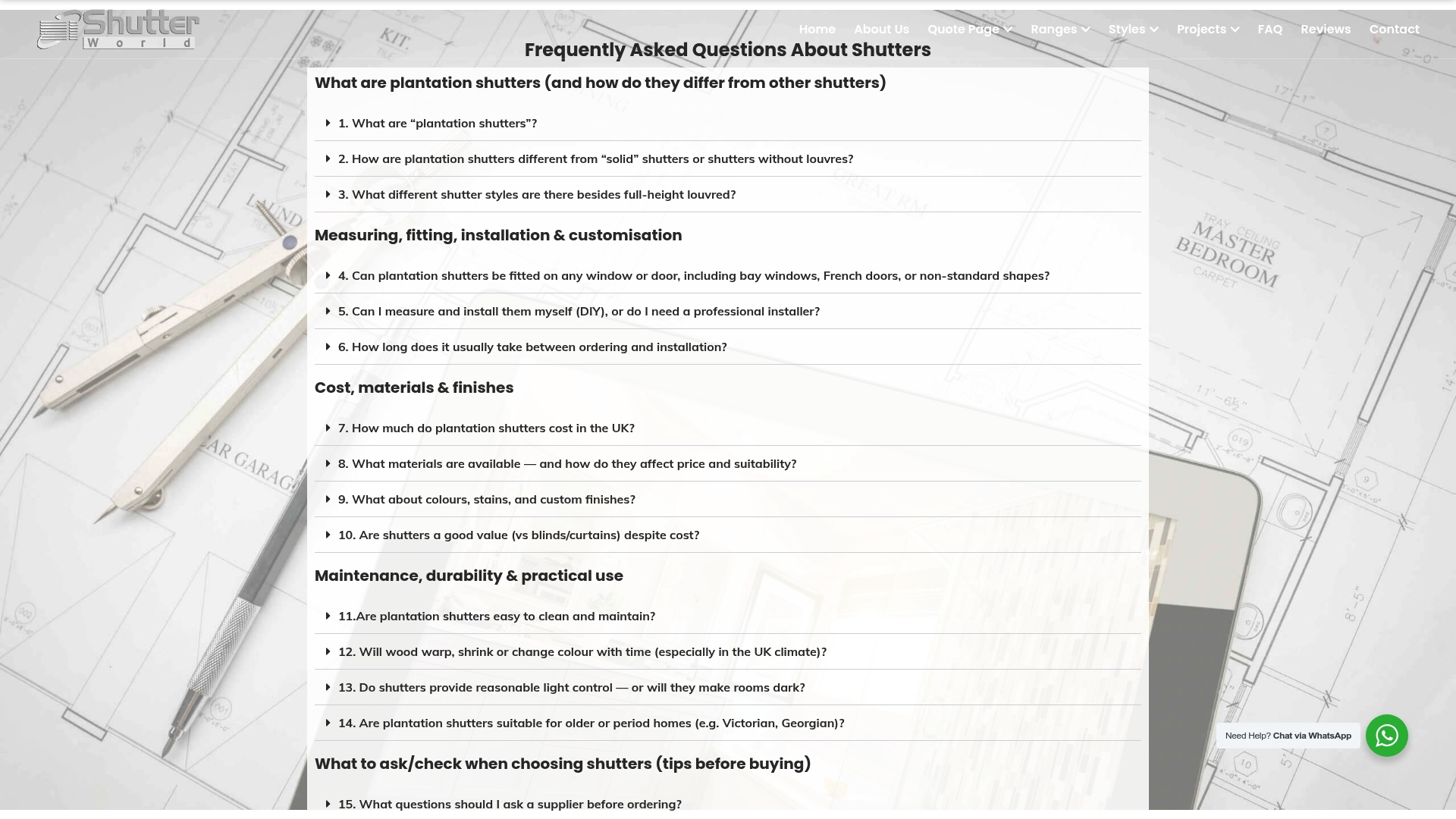 How to Select Shutter Finish for a Perfect Bespoke Look | Shutter World