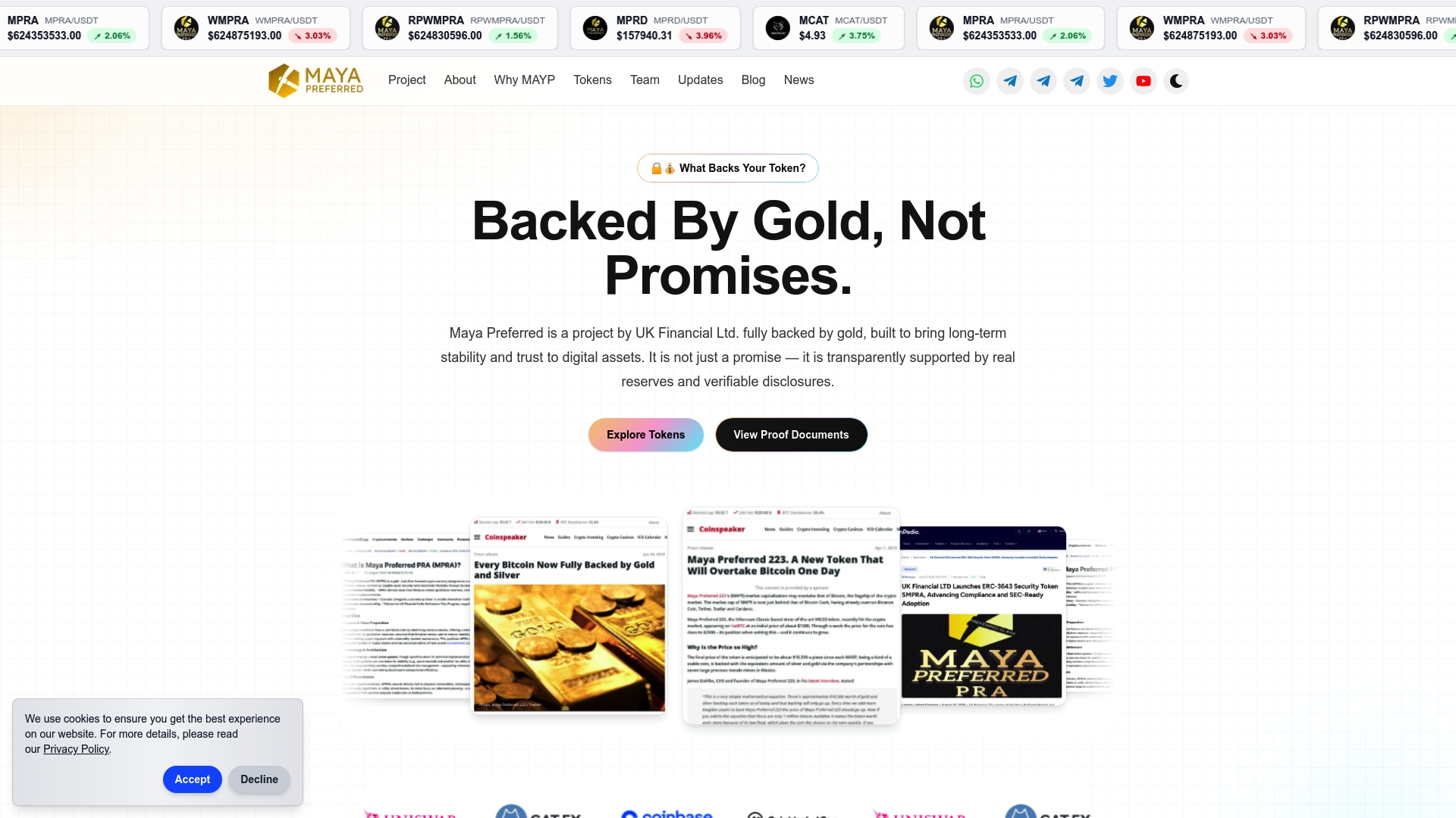 Maya Preferred – Backed By Gold, Not Promises