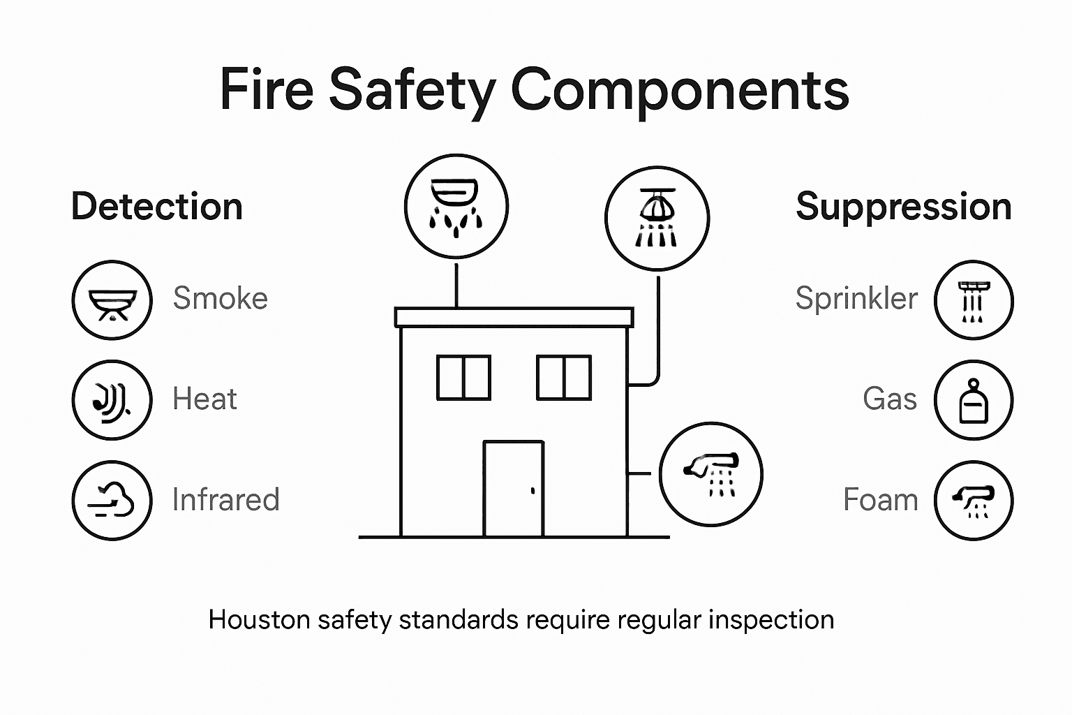 Fire Safety System Components for Houston Buildings