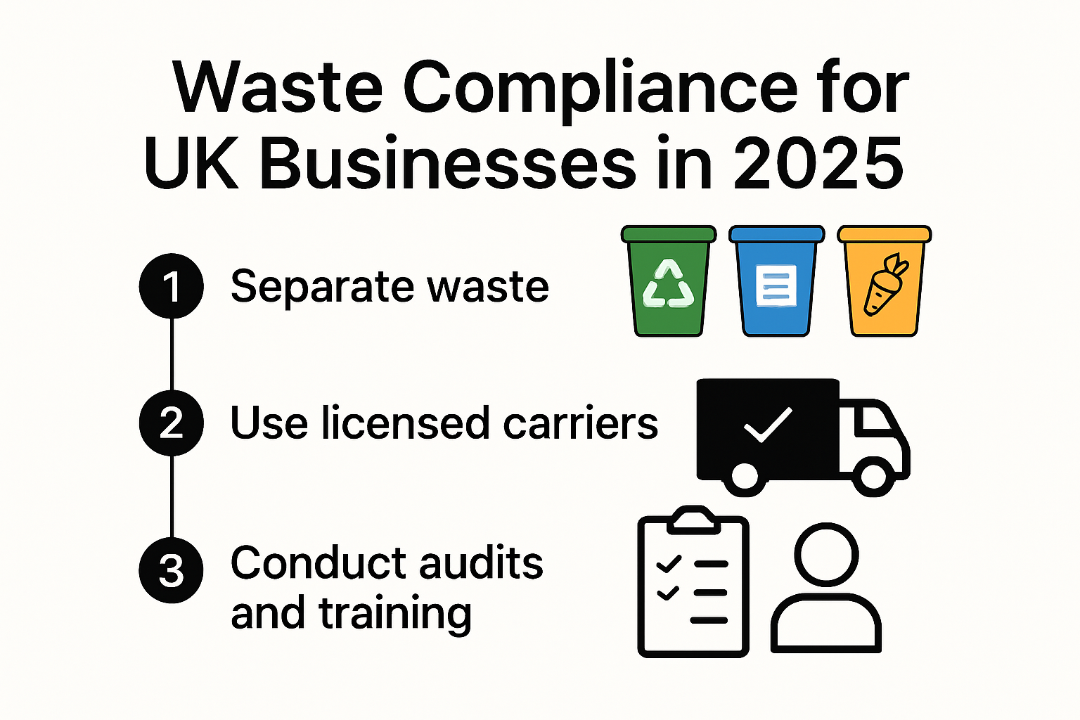 7 Steps to Waste Compliance for UK Businesses in 2025 - Venture Waste