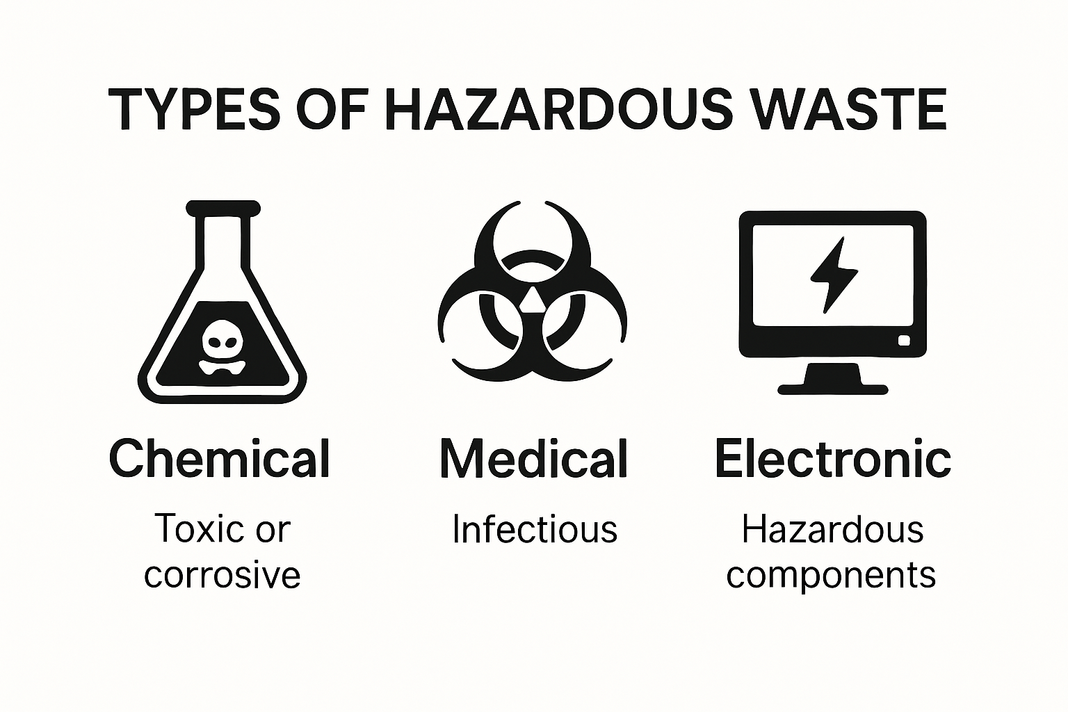 Types of Hazardous Waste: Business Waste Guide UK 2025 - Venture Waste