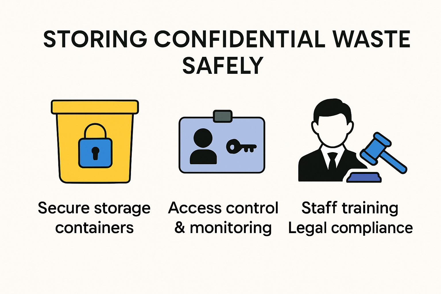 How to Store Confidential Waste Safely in 2025 - Venture Waste