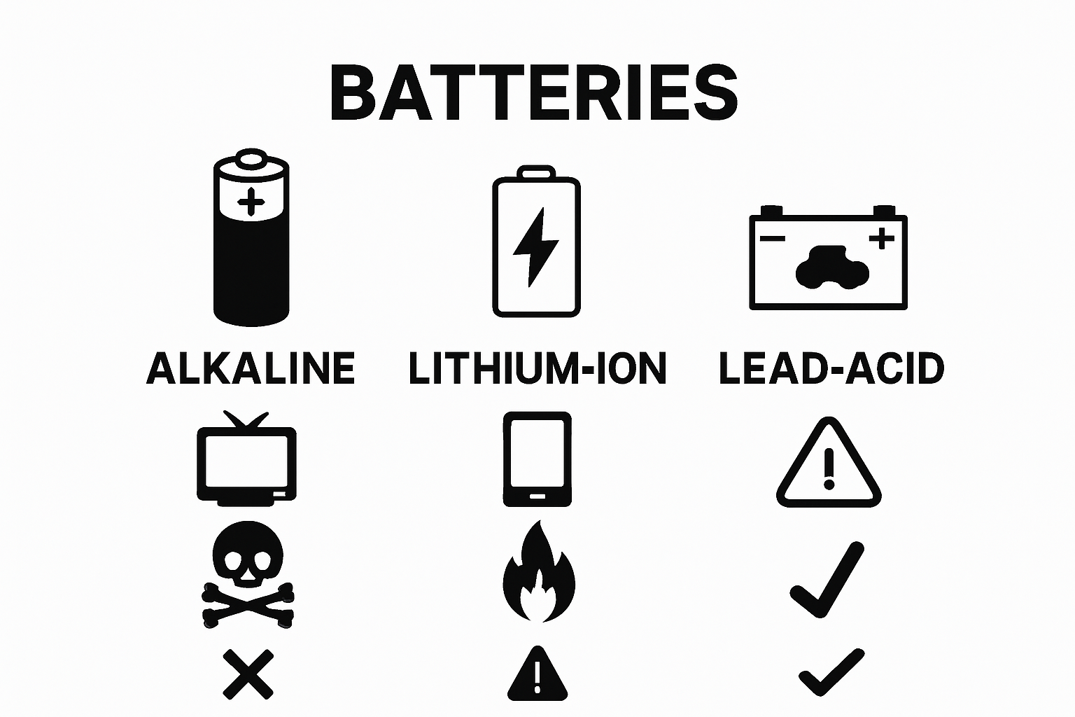 Understanding Batteries, Waste Batteries and Their Hazards - Venture Waste