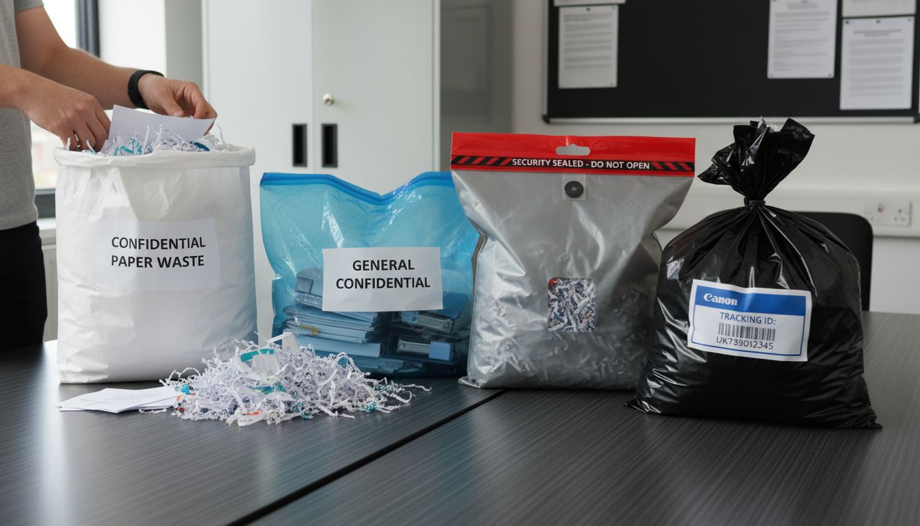 Confidential Waste Bags: Complete Guide for UK Businesses - Venture Waste