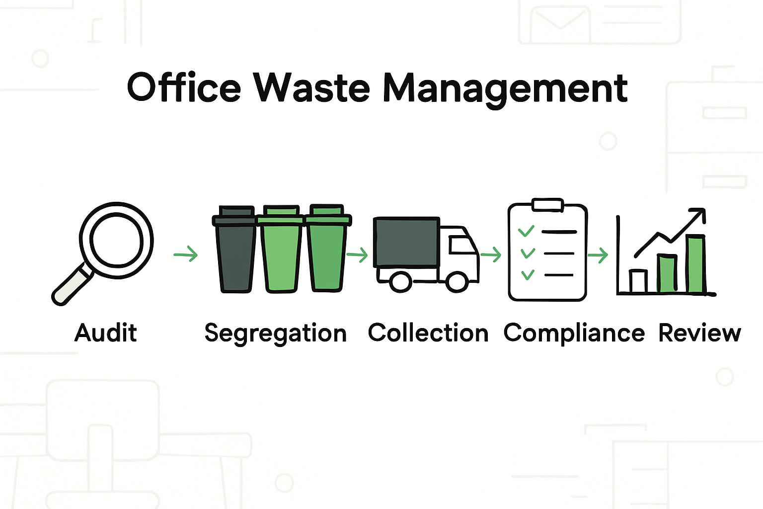 Efficient Waste Removal for Offices: Step-by-Step Guide - Venture Waste