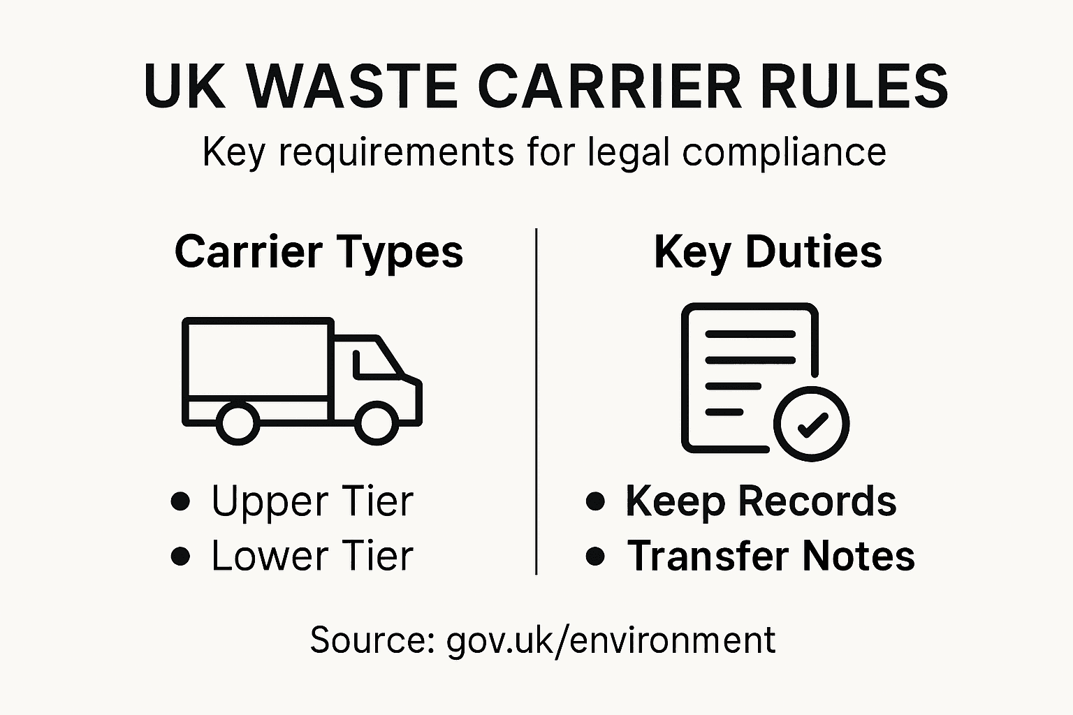 Responsible Waste Carriers – Ensuring Legal Compliance UK - Venture Waste