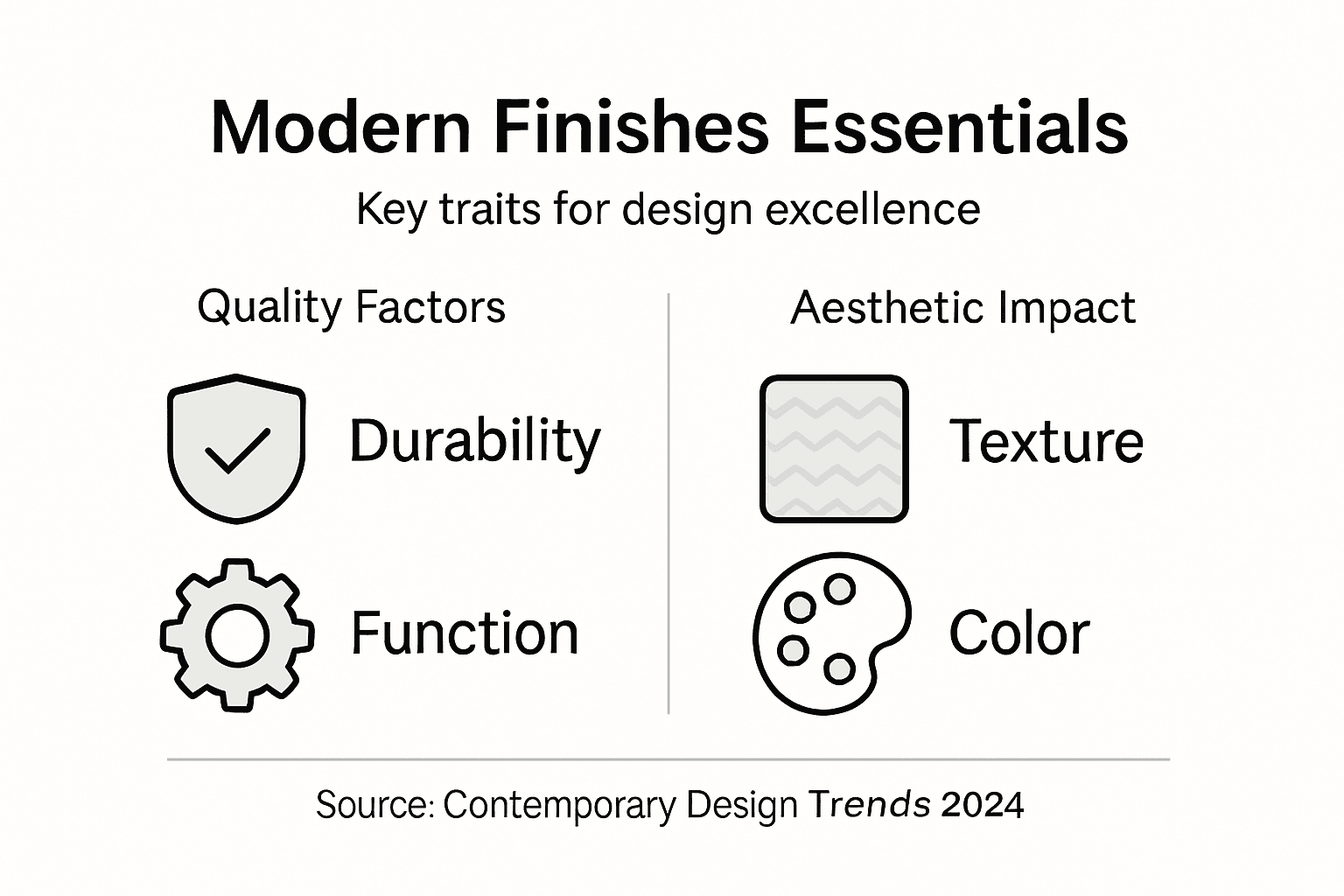 Role of Finishes in Modern Design Excellence