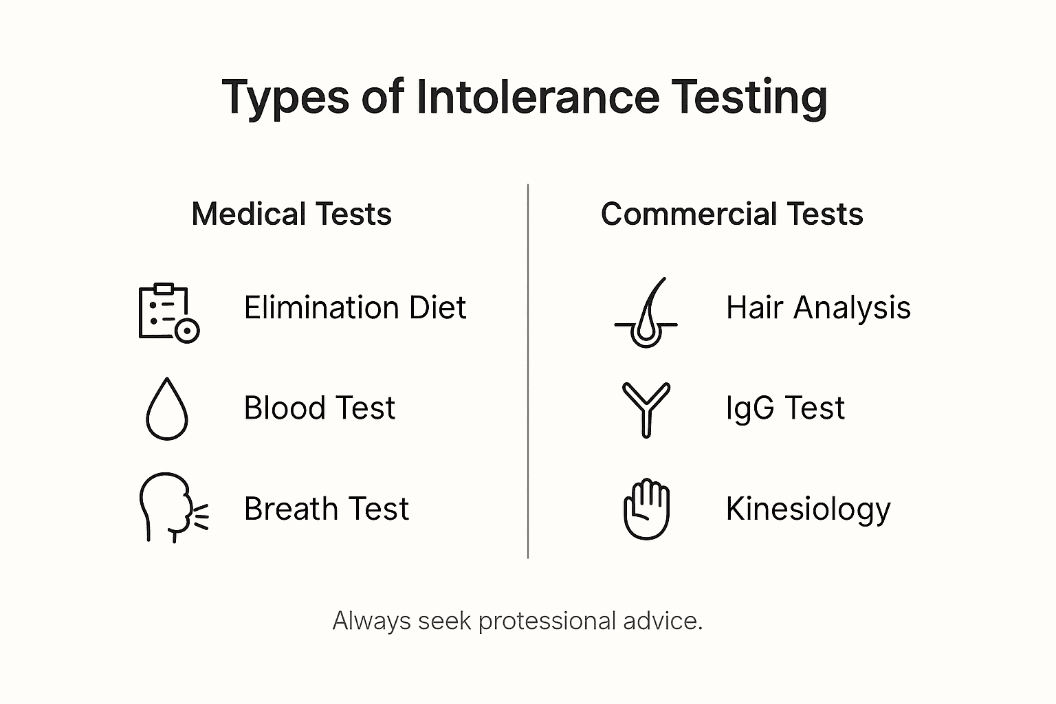 Role of Intolerance Testing in UK Healthcare