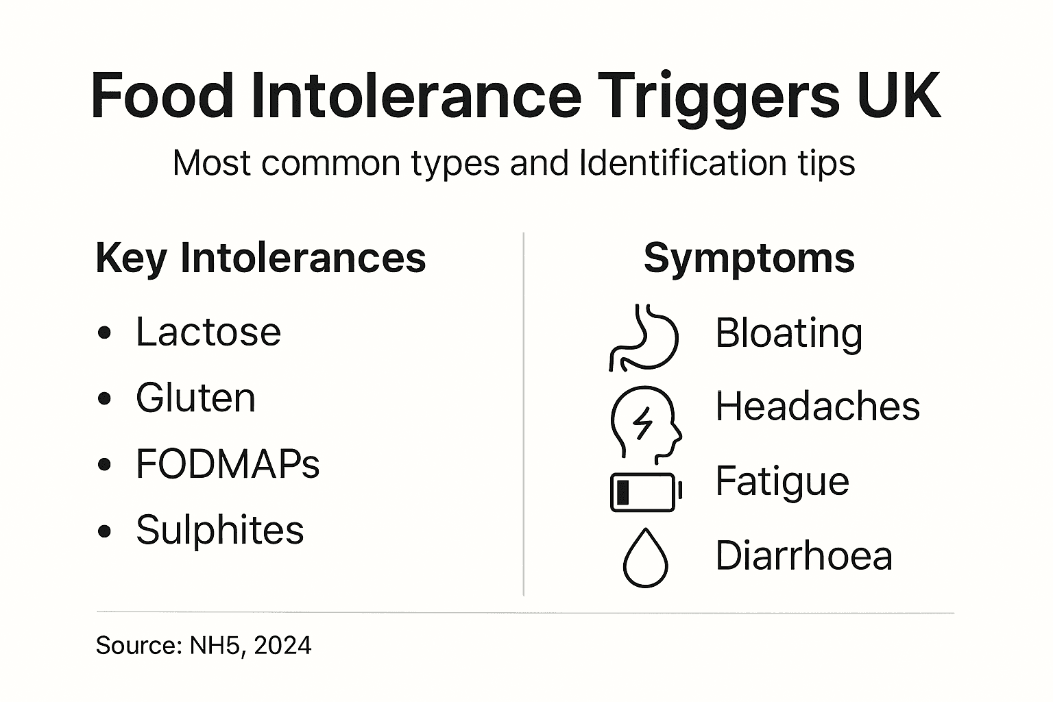 Common Food Intolerances UK – Finding Your Triggers