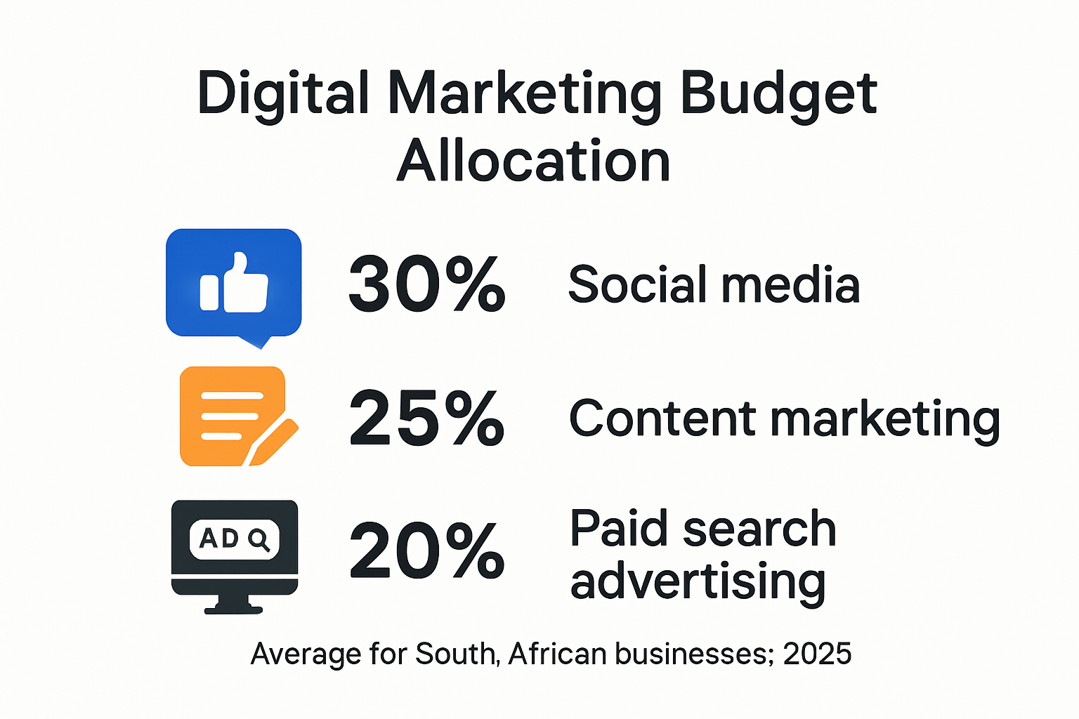 Essential Digital Marketing Budget Tips for South African Businesses 2025 - The Weblab