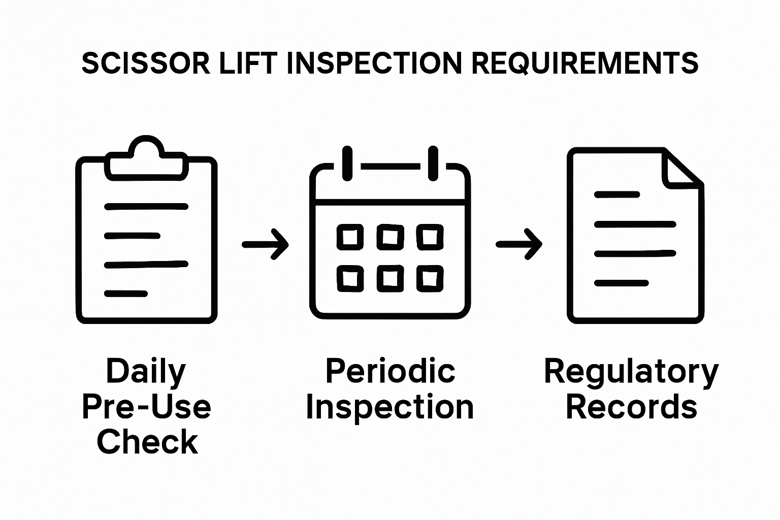 Understanding Scissor Lift Inspection Requirements Clearly