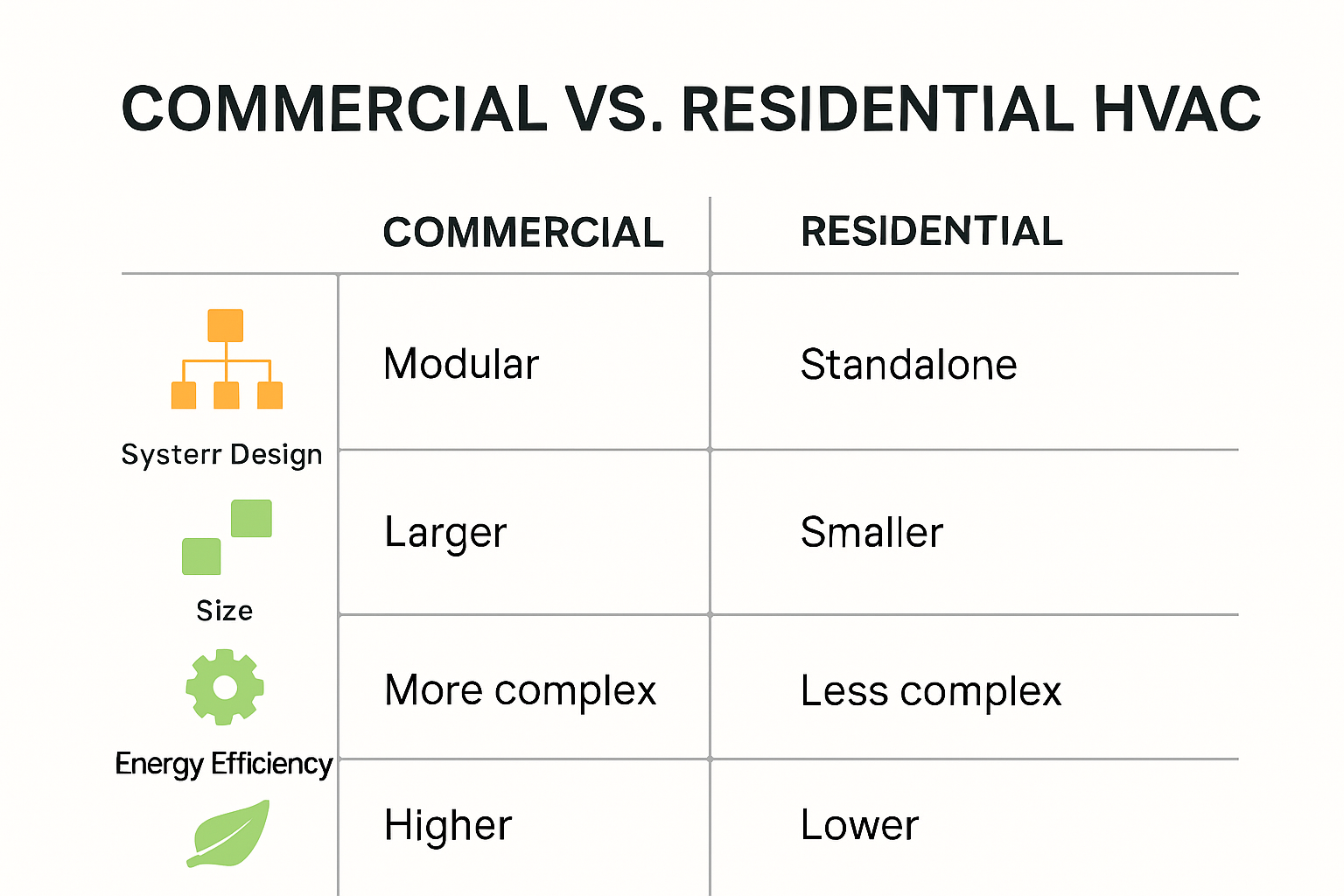 Commercial vs Residential HVAC: Key Differences for 2025 - HVAC Service ...