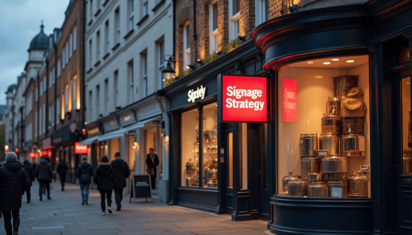 Signage Design Principles for London Businesses in 2025 - PromoSigns.co.uk