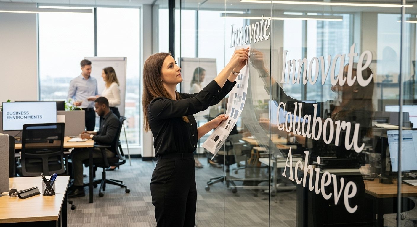 What Is Vinyl Lettering? Shop and Business Guide - PromoSigns.co.uk