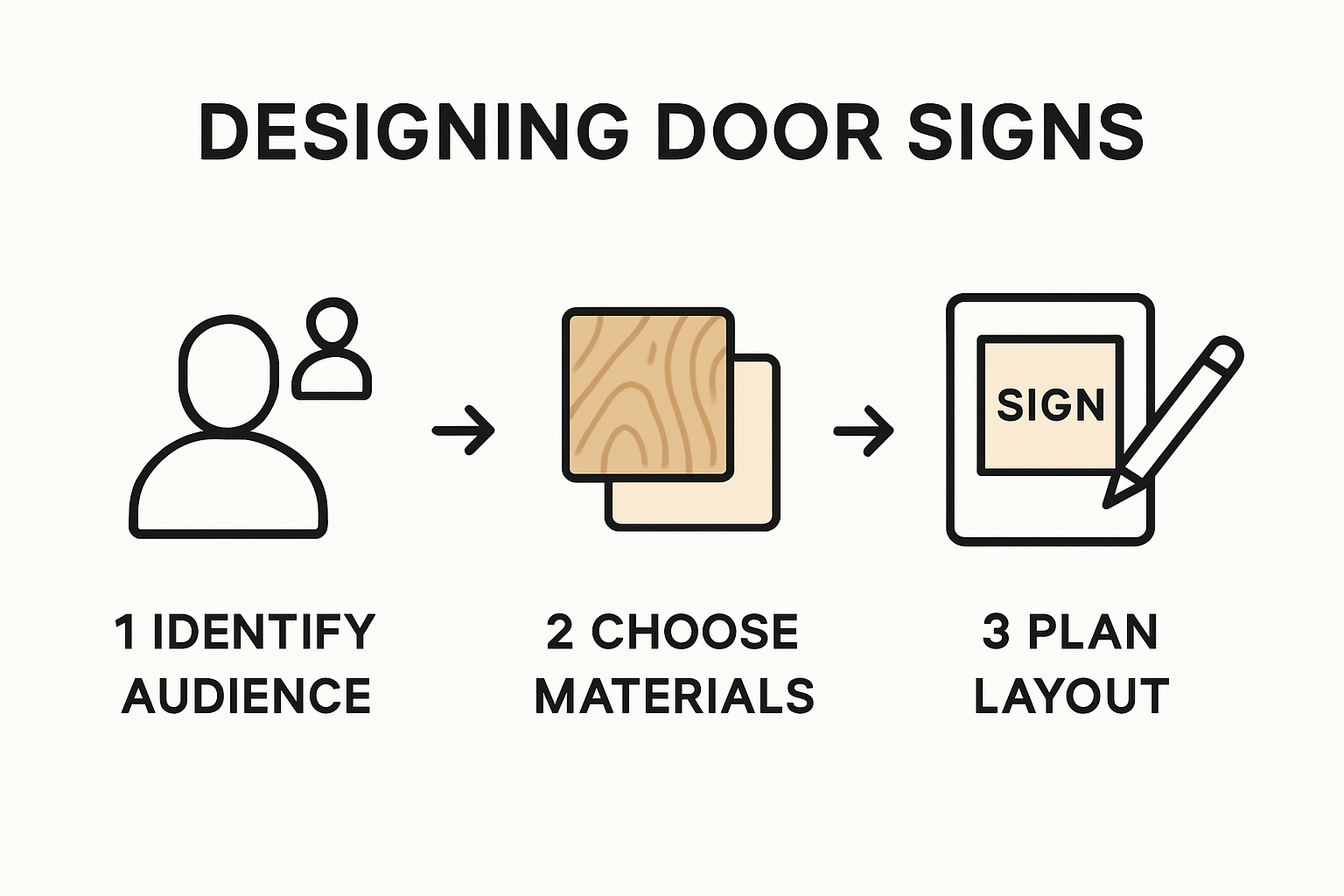 How to Design Door Signs: Create Impactful Designs Easily - PromoSigns ...