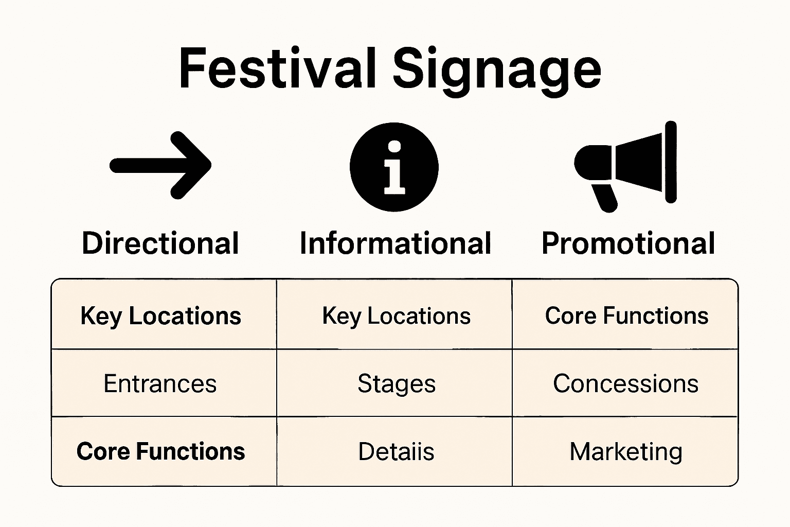 Signage for Festivals: Complete Guide for Organisers – PromoSigns