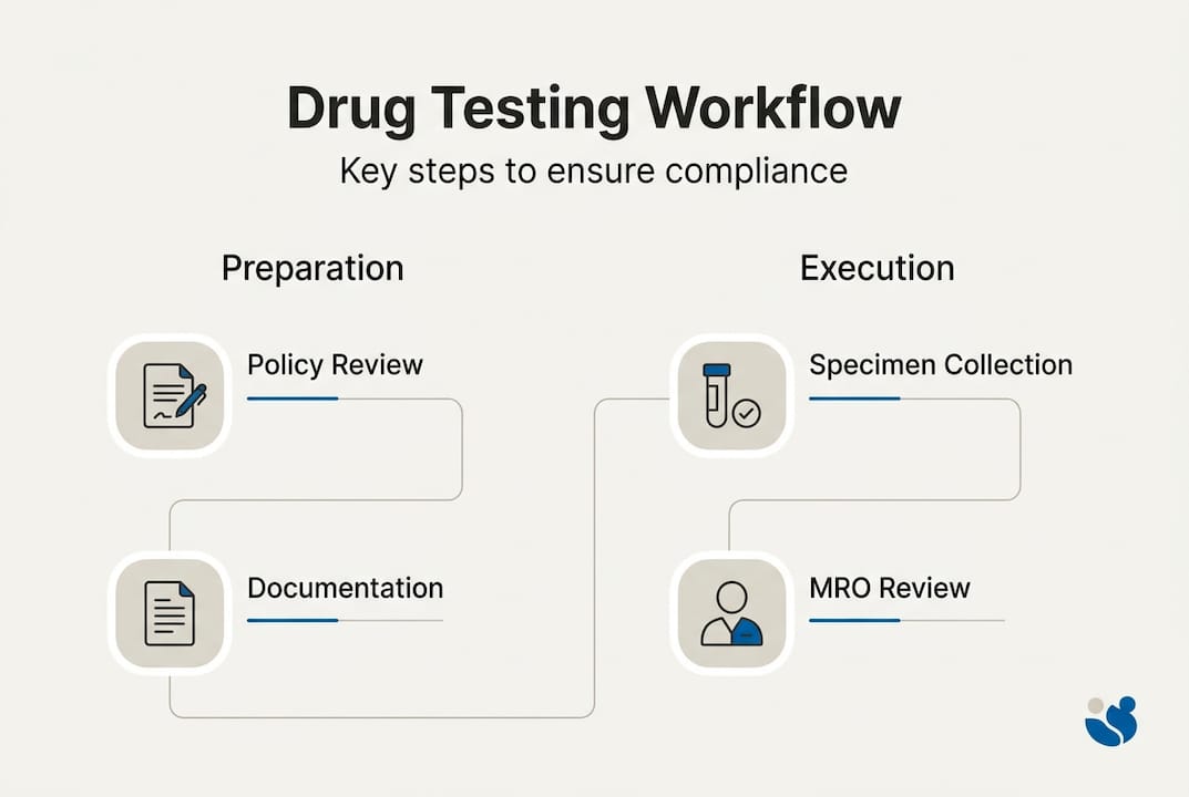 Streamline insurance drug testing workflow for compliance