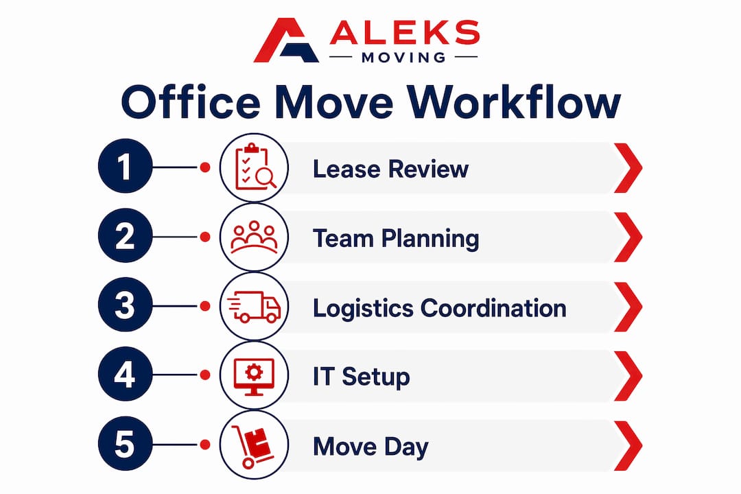 Office relocation workflow Brampton: your 2026 guide