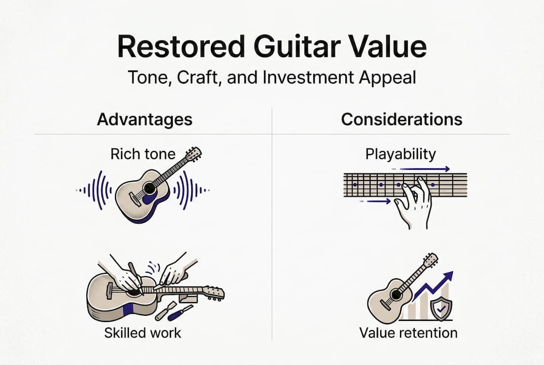 Why choose restored guitars: tone, craftsmanship & value