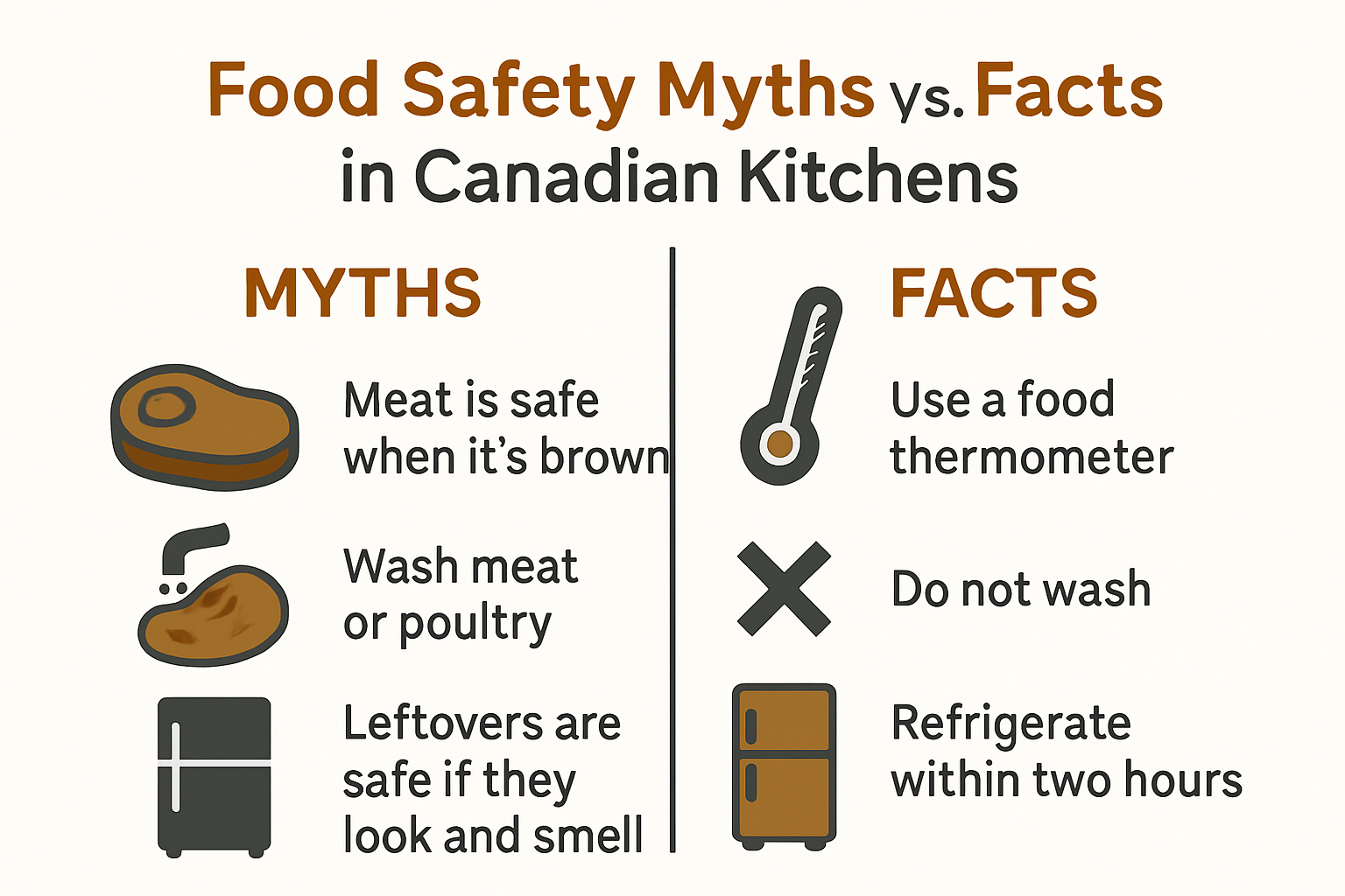 Food Safety Myths and Facts: Essential Guide for Canadian Kitchens 2025 ...