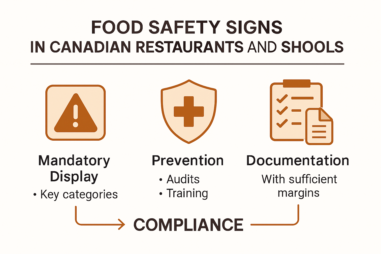 Food Safety Signs Required: Guide for Canadian Restaurants and Schools ...