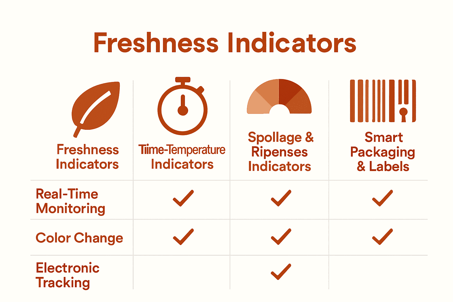 Freshness Indicators for Food: Complete Guide - Probe IT