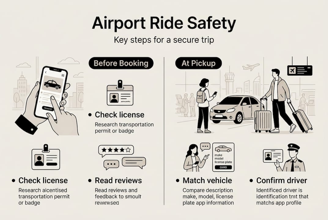 Safe airport transportation: best practices guide 2026