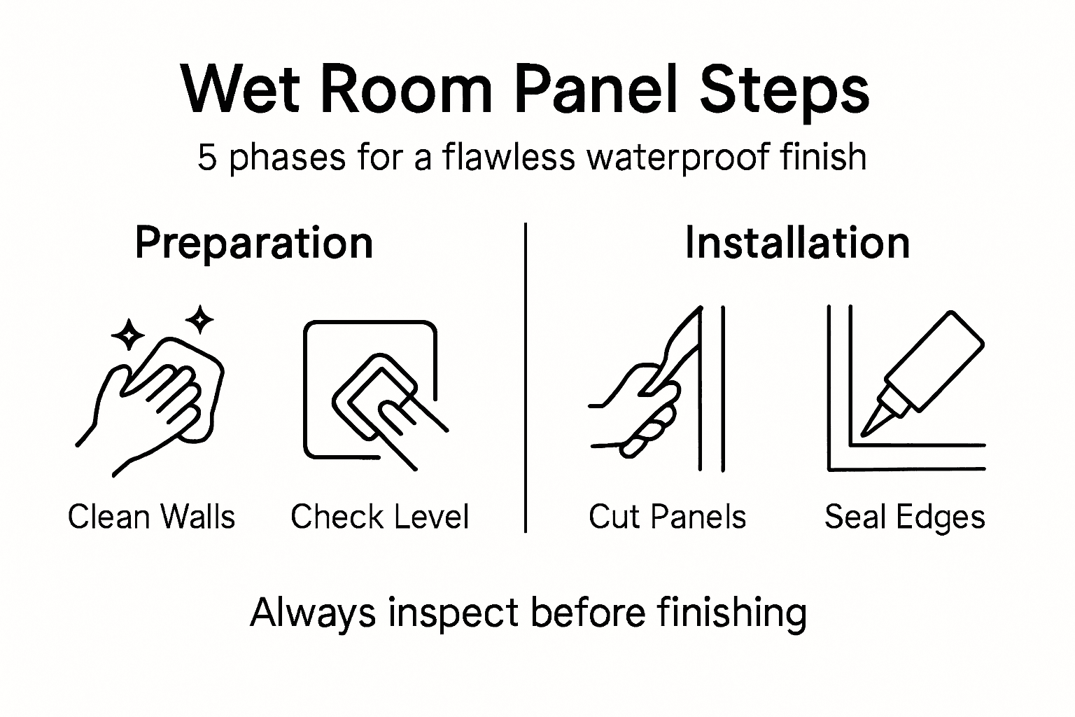 Wet Room Panel Installation Guide for Luxurious Bathrooms