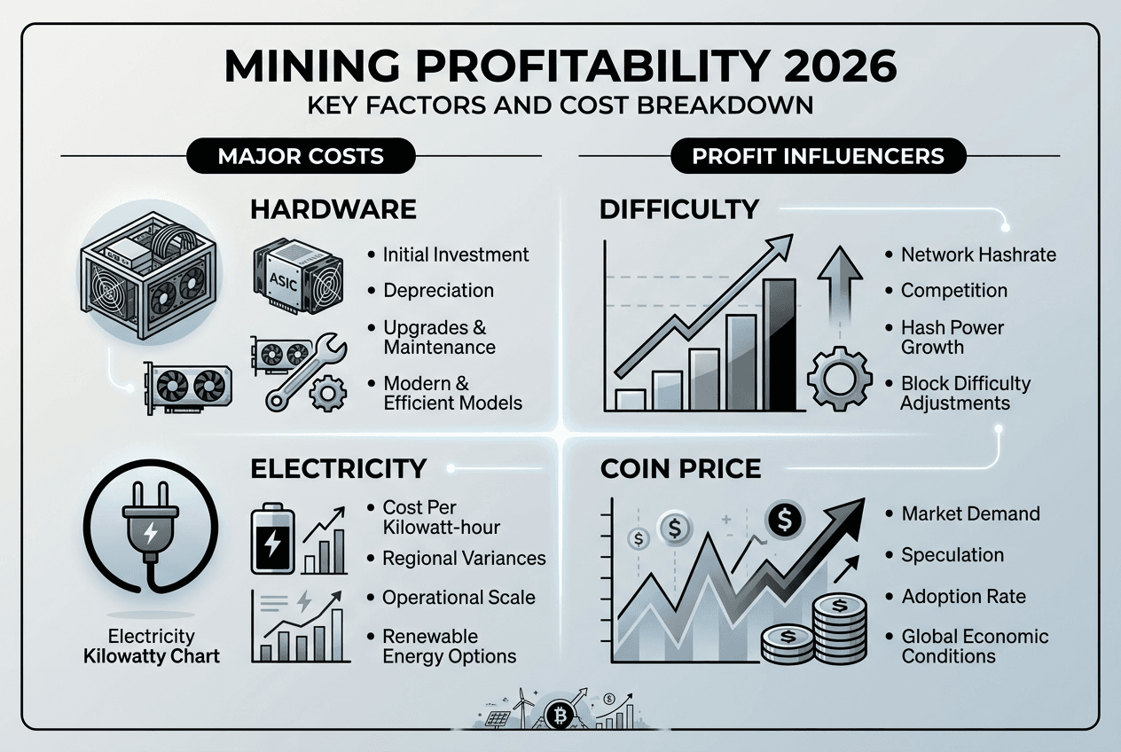 Cryptocurrency mining guide 2026: start profitably