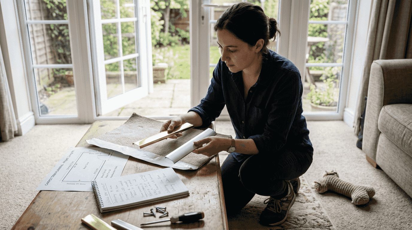 How to install carpet edge trims for durable flooring