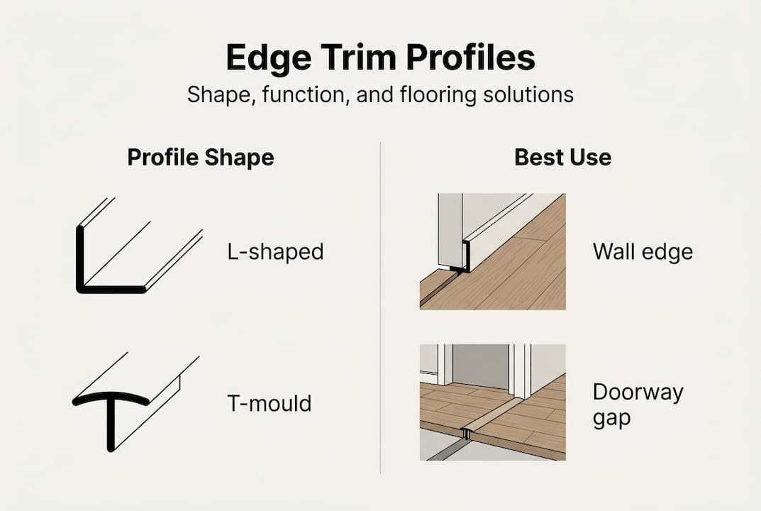 What is an edge trim: essential guide for flooring transitions