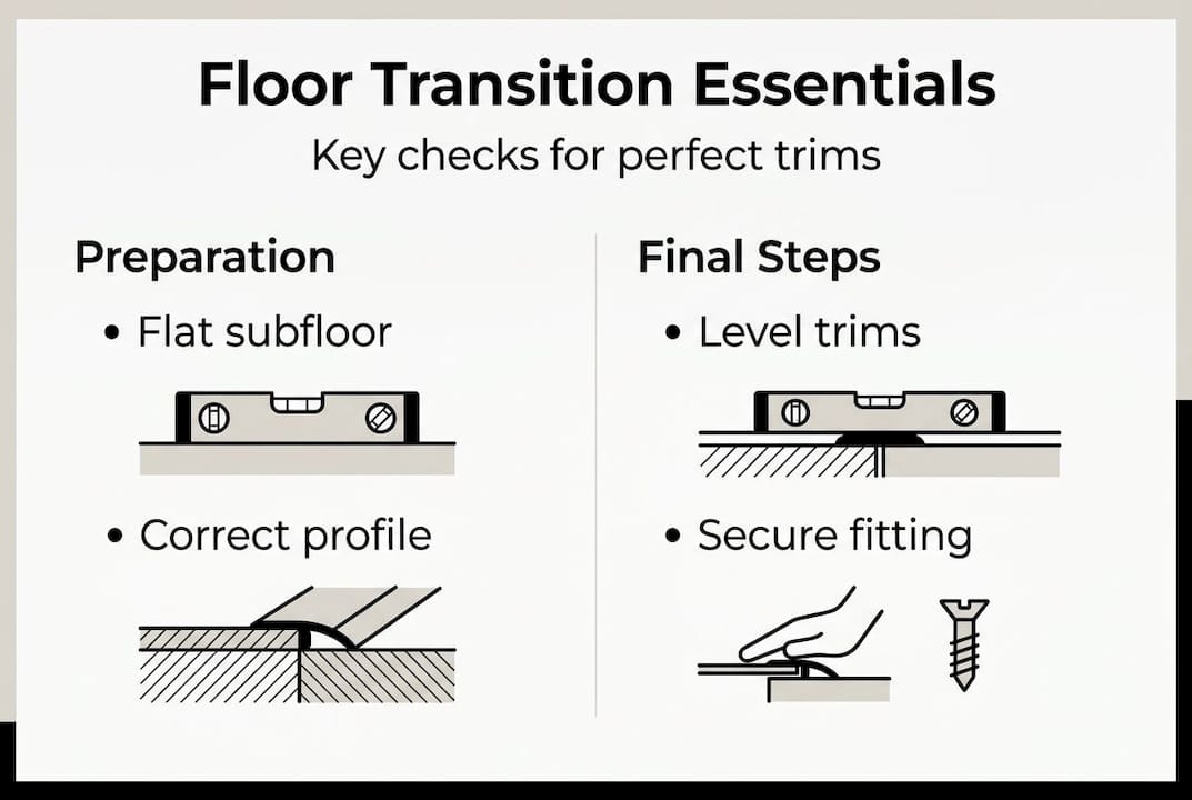 Achieve seamless floor transitions: step-by-step UK guide