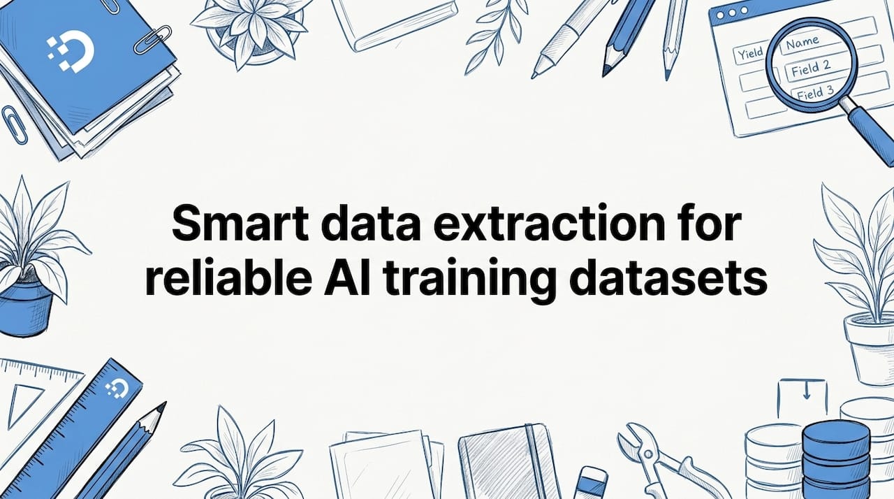 Smart data extraction for reliable AI training datasets | DOT Data Labs ...