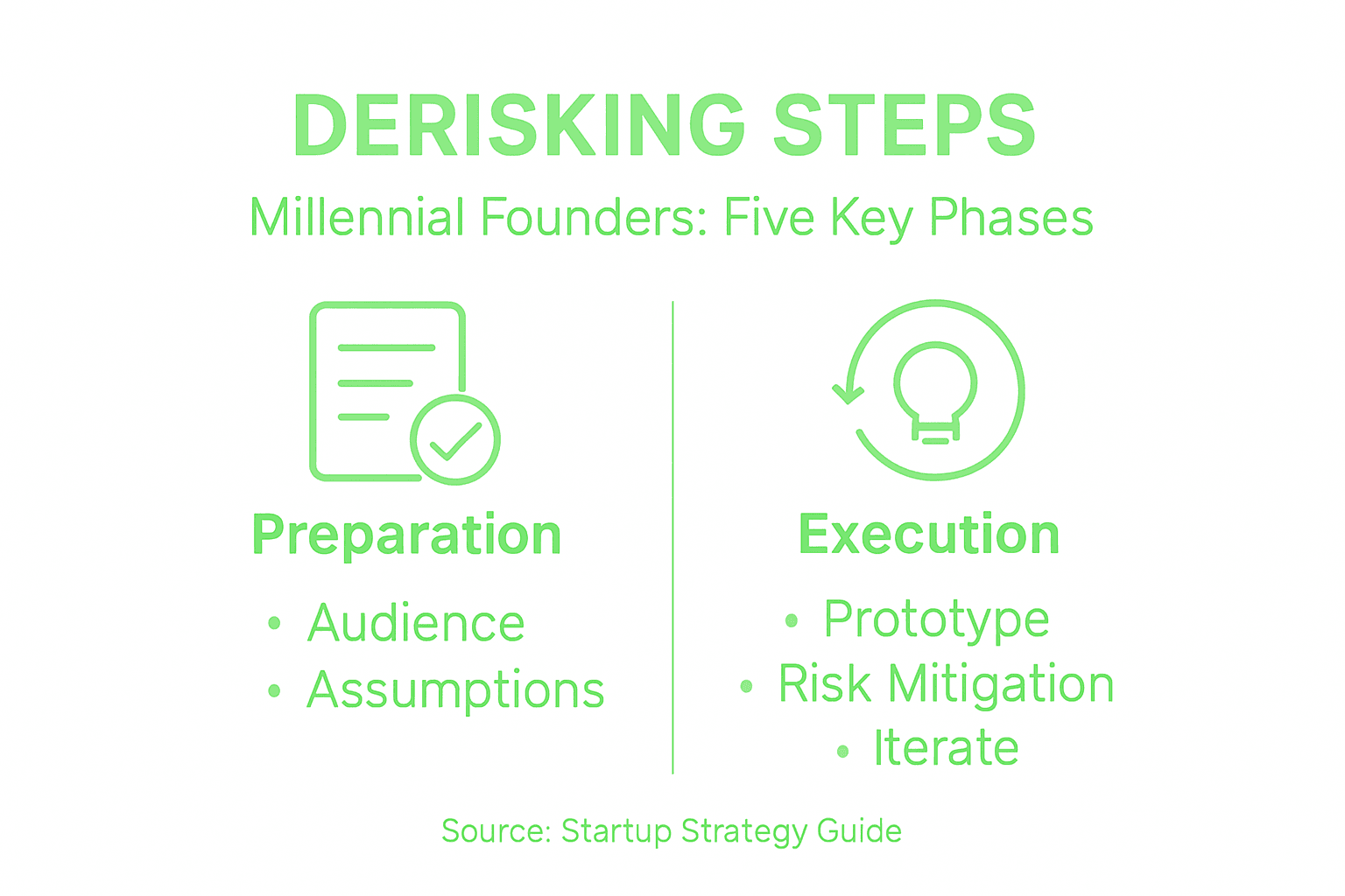 How to Derisk a Business Step by Step for Millennial Founders | siift