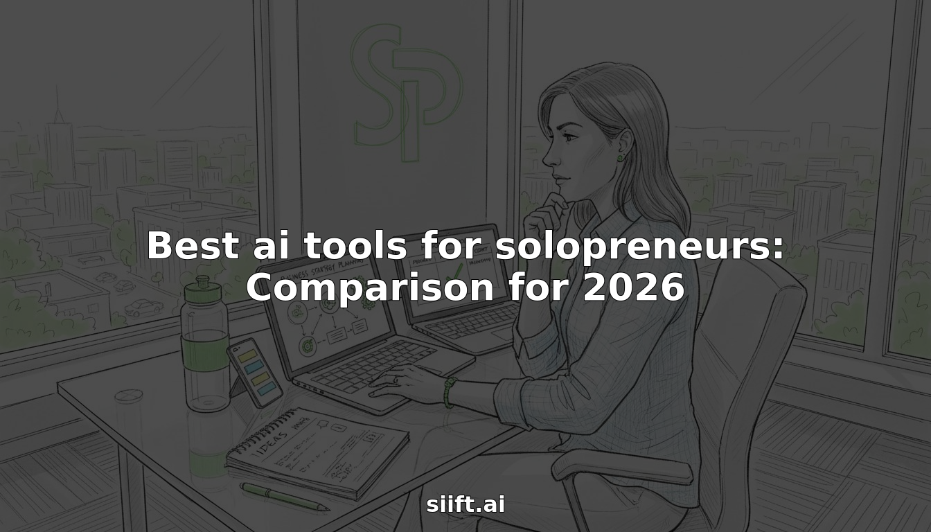 Best ai tools for solopreneurs: Comparison for 2026 | siift