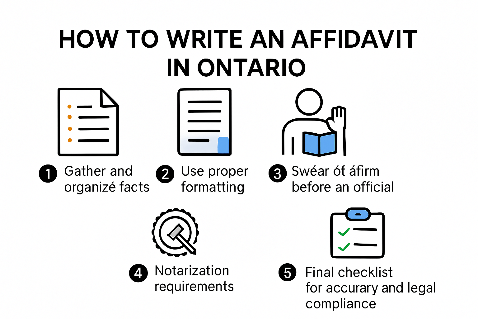 How to Create an Affidavit in Ontario (2025 Guide) - The Online Notary