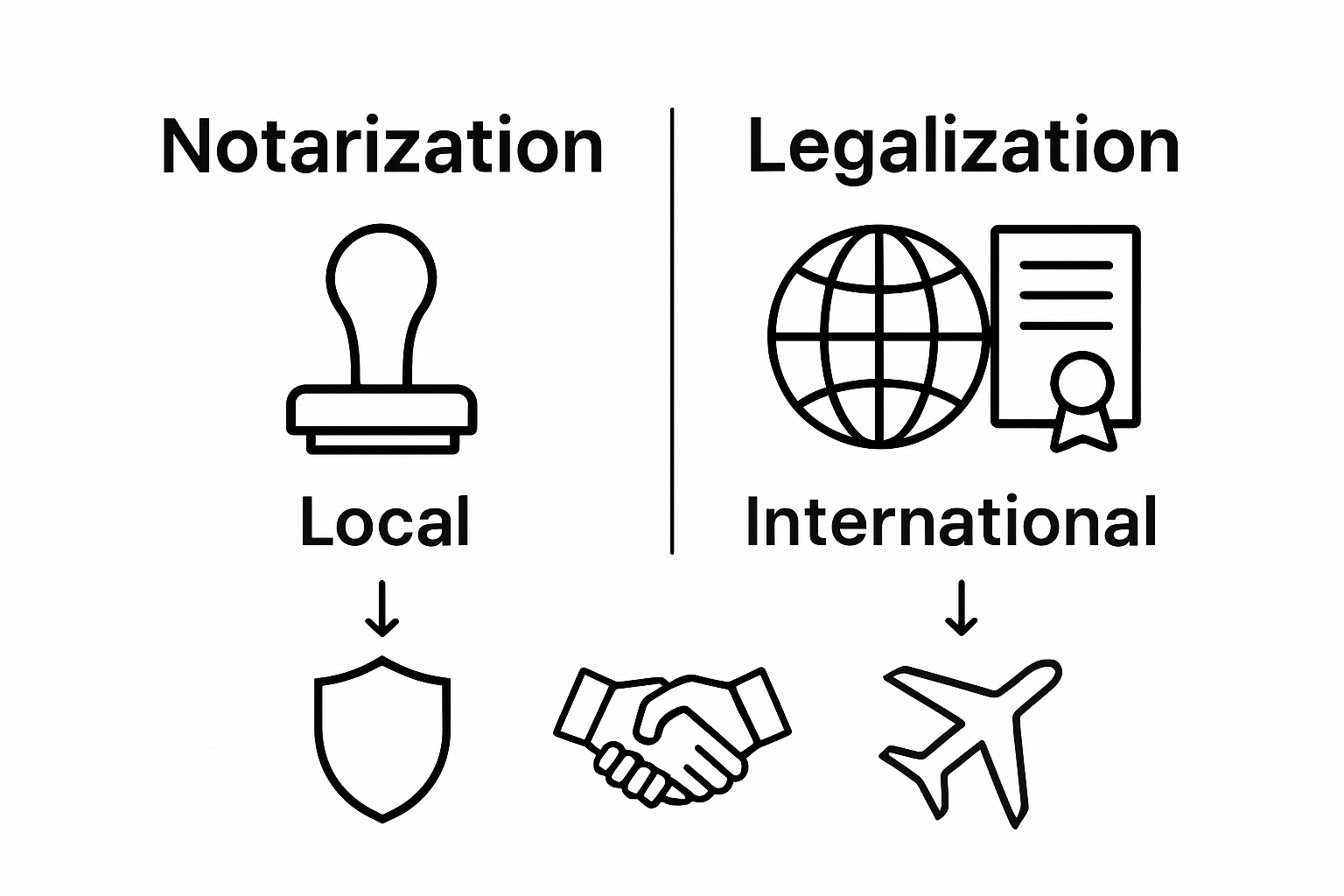 Legalization vs Notarization: Understanding the Differences – The Online Notary