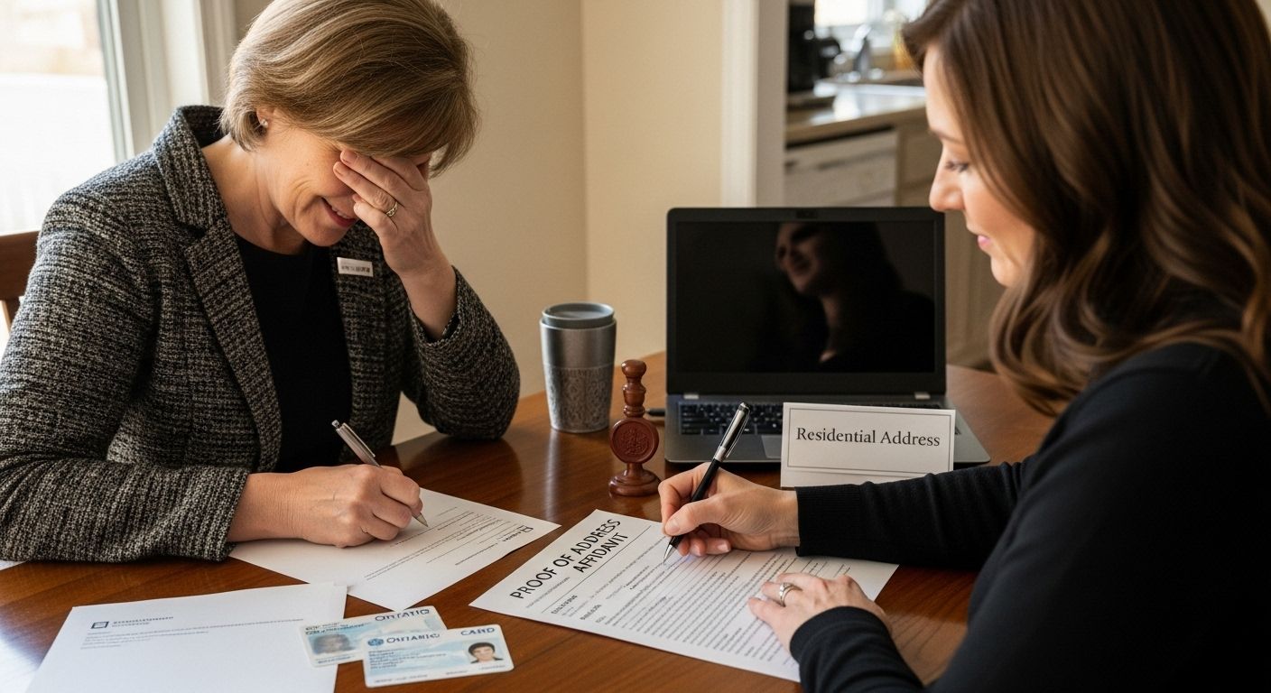 Understanding Proof of Address Affidavit in Ontario - The Online Notary