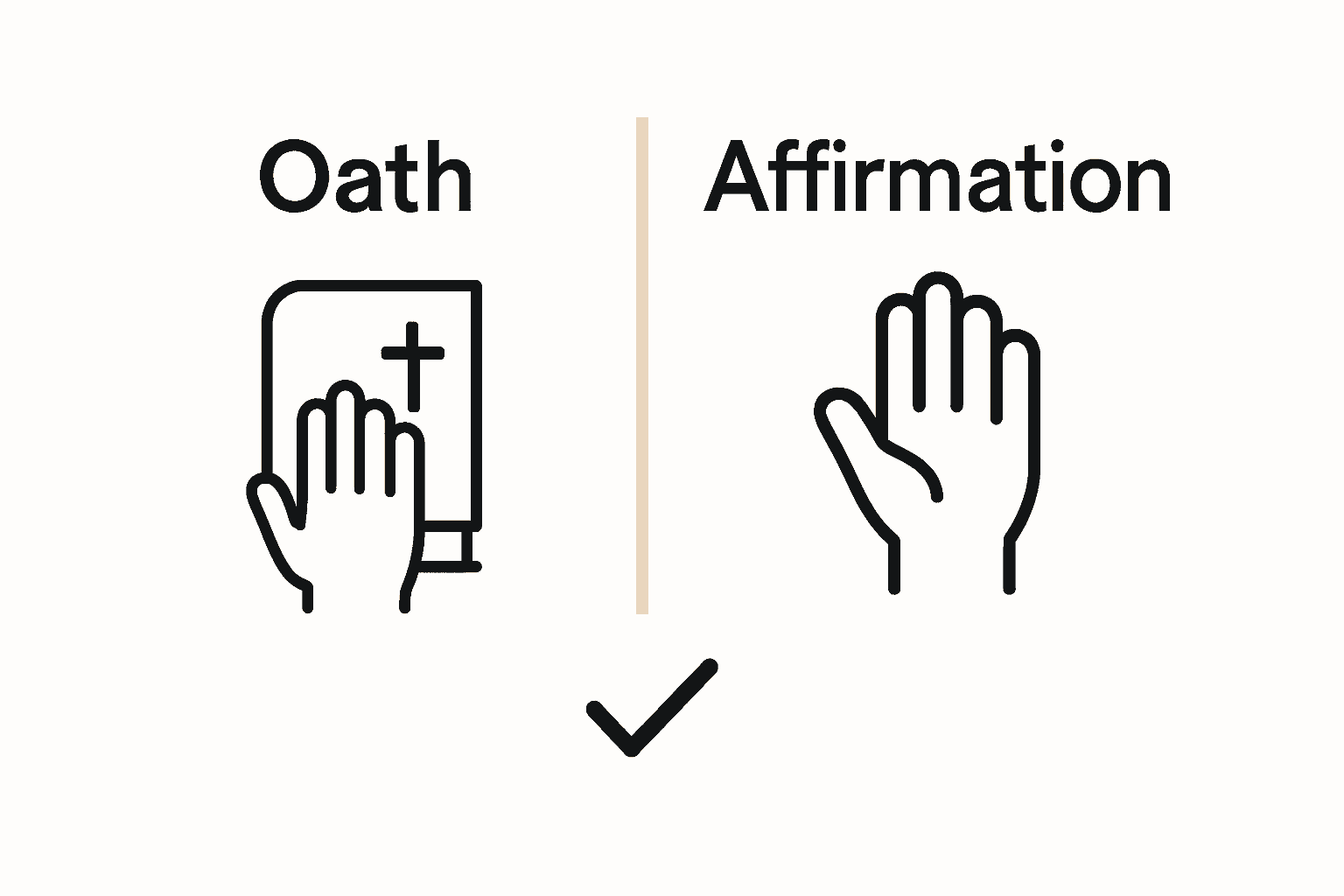 Understanding Oath vs Affirmation: Clarity on Both Concepts - My Mobile Notary