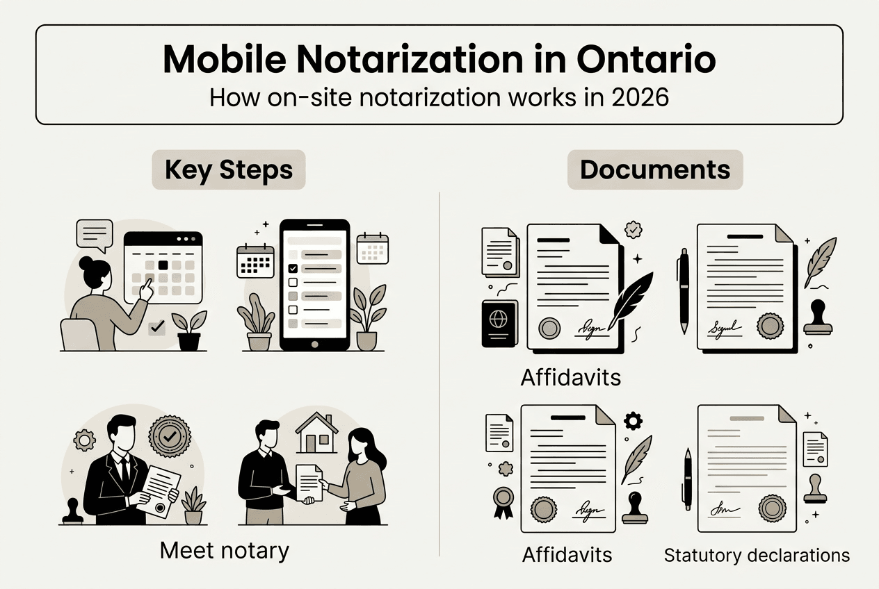 What is mobile notarization? Ontario's 2026 guide - My Mobile Notary