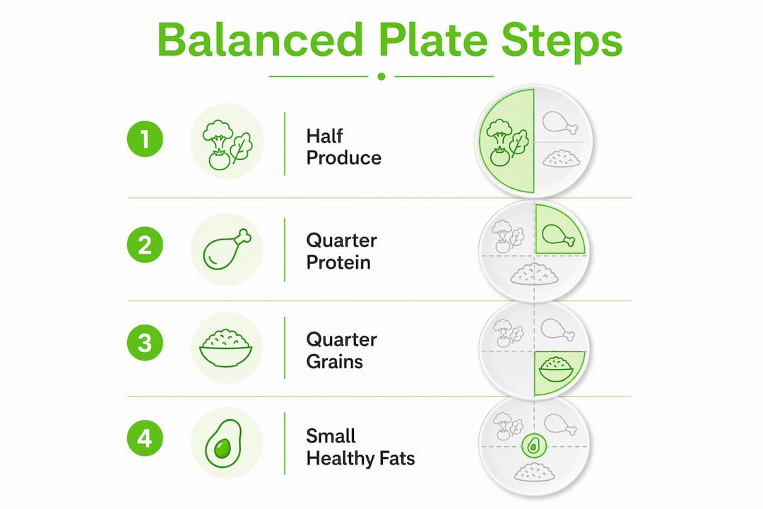 How to build a balanced plate: a practical guide – naturessoulshop