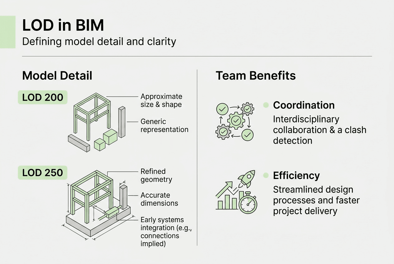 What is LOD in BIM? A guide for architects and engineers – BIM.Supply
